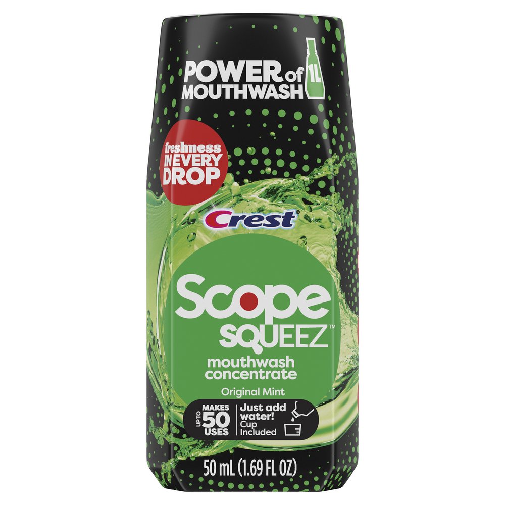 Crest Scope Squeez Mouthwash Concentrate - Original Mint - Shop ...