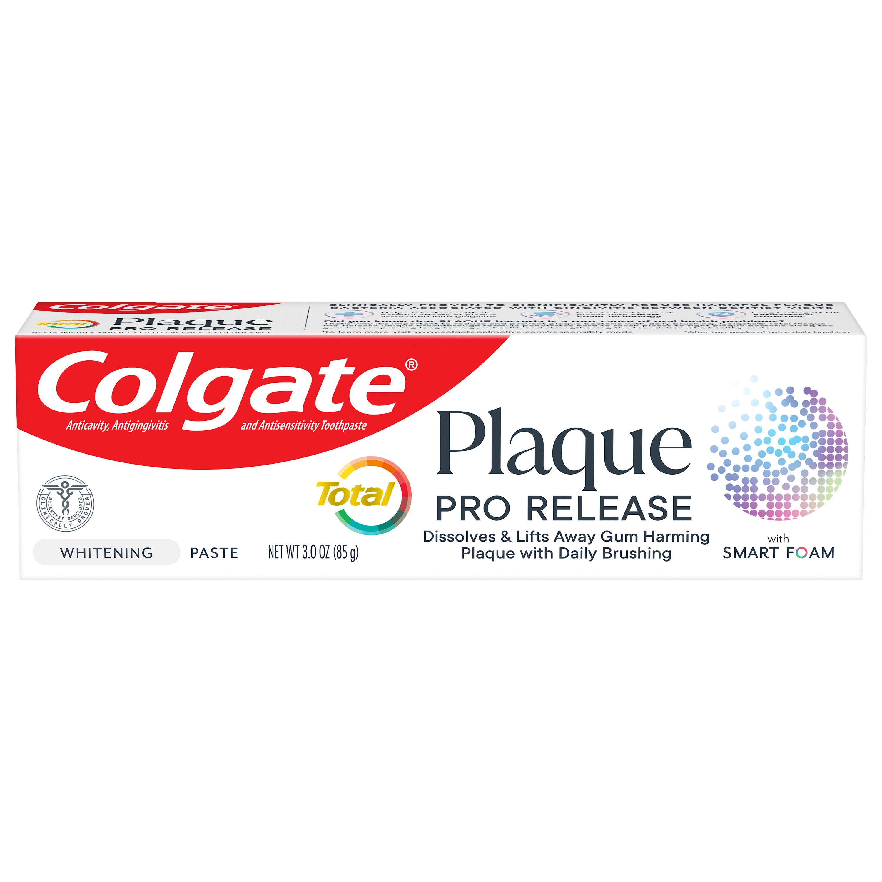 Colgate Total Plaque Pro Release Toothpaste - Shop Toothpaste at H-E-B