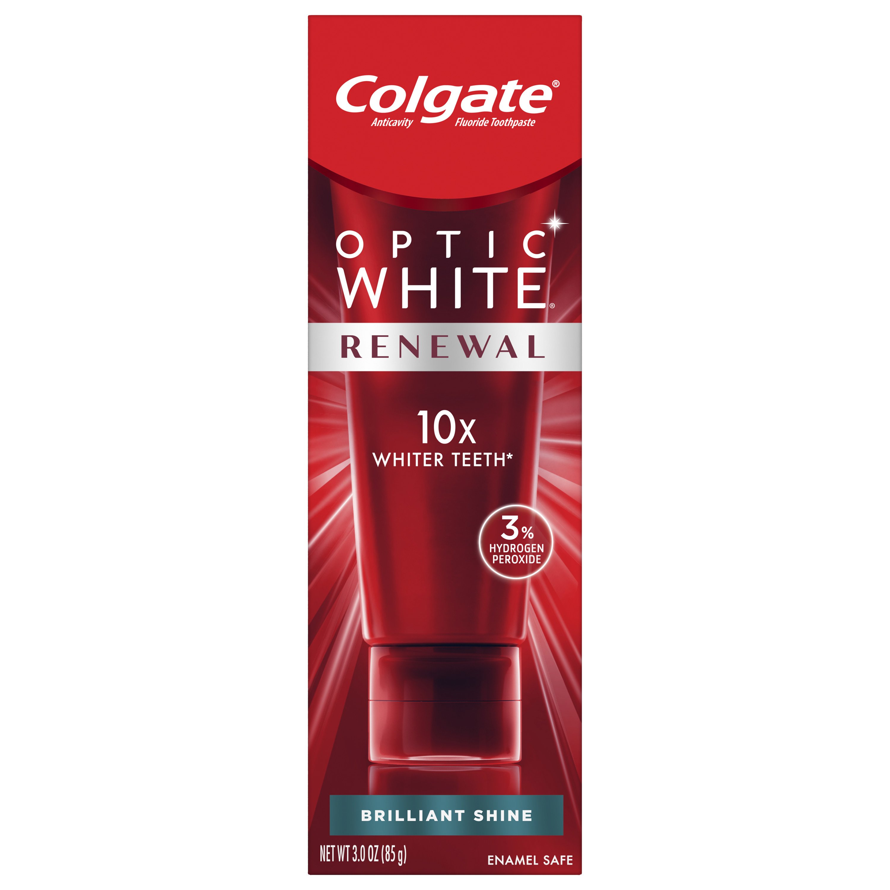 Colgate Optic White Renewal Anticavity Toothpaste - Brilliant Shine ...