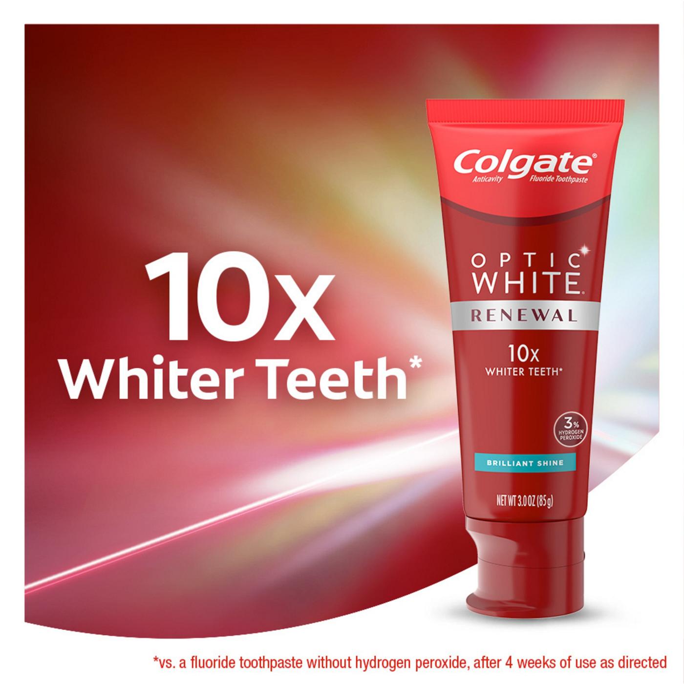 Colgate Optic White Renewal Anticavity Toothpaste - Brilliant Shine ...