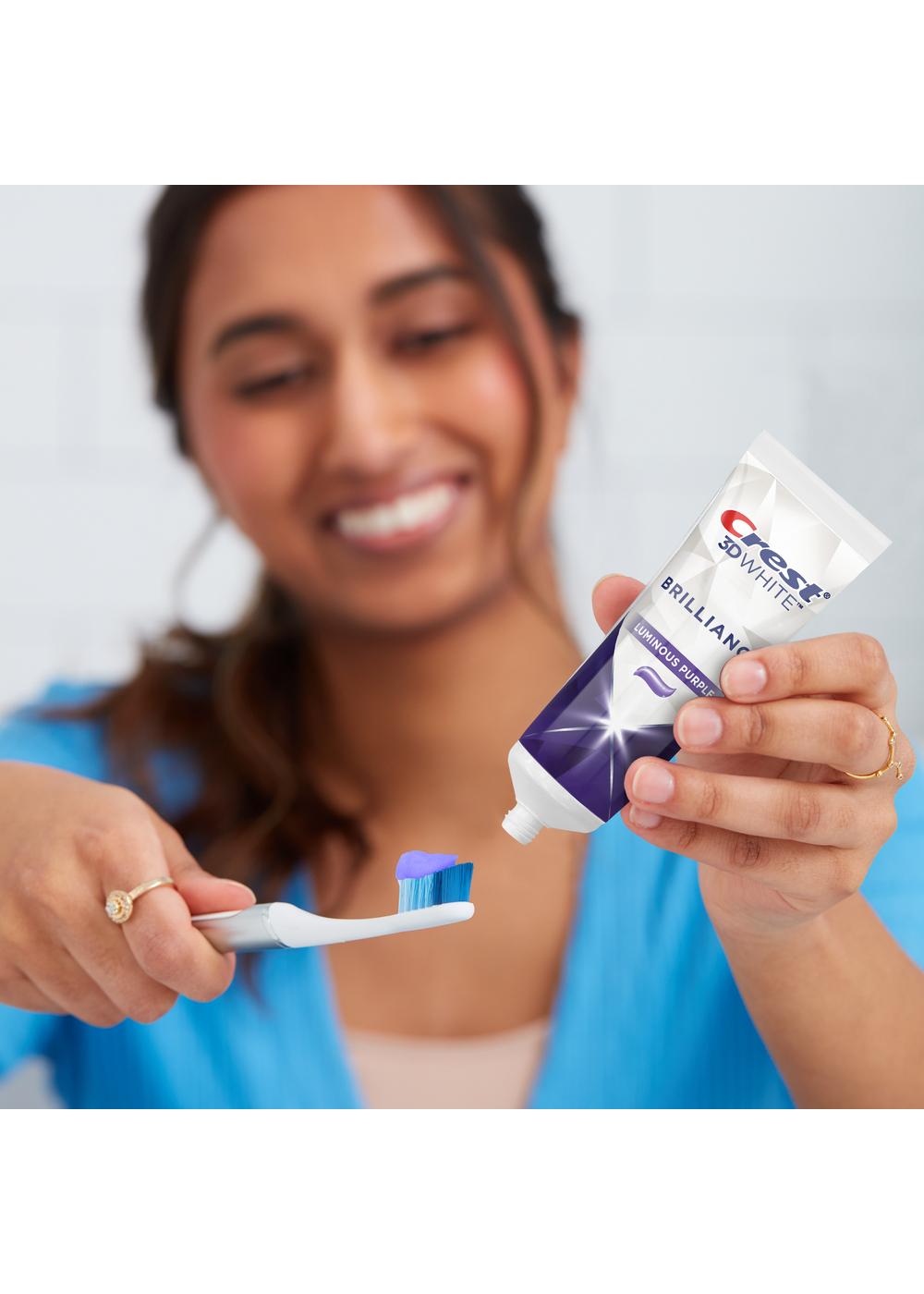 Crest 3D White Brilliance Toothpaste - Luminous Purple - Shop Toothpaste at H-E-B