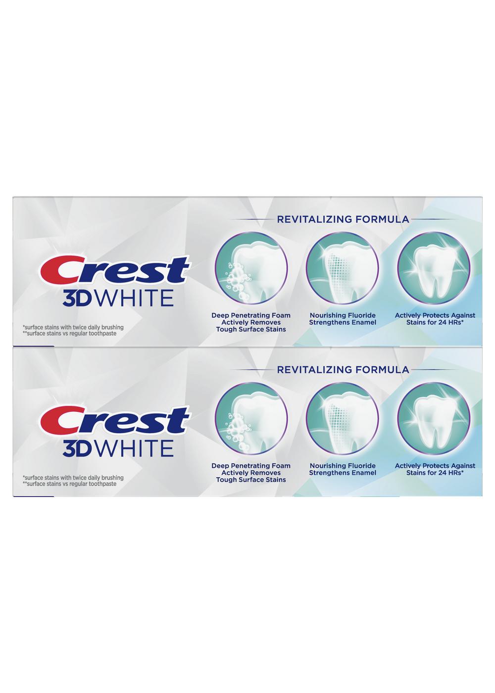 Crest 3D White Brilliance Toothpaste - Blast, 2 Pk - Shop Toothpaste at ...