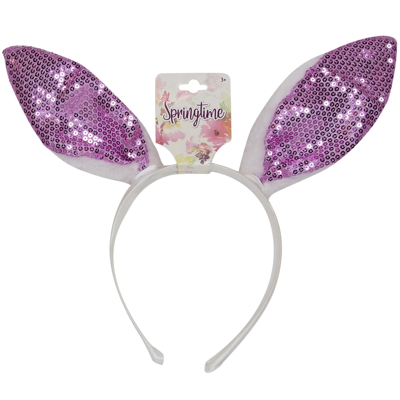 Springtime Purple Sequin Bunny Ears Headband - Shop Hair Accessories at ...