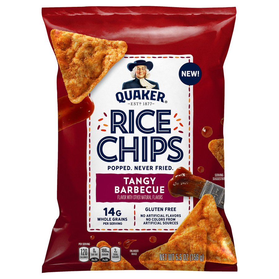 Quaker Rice Chips - Tangy Barbeque - Shop Rice cakes at H-E-B