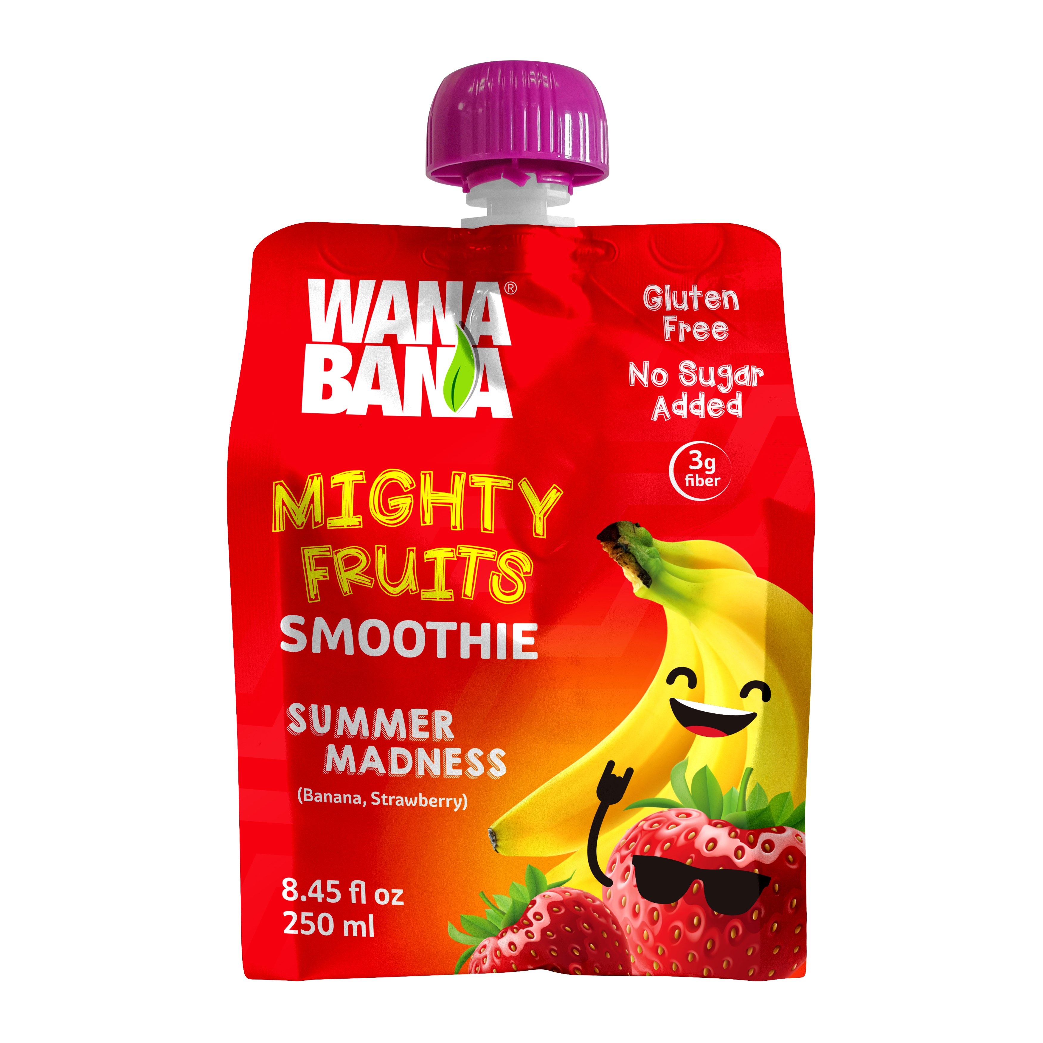 WanaBana Summer Madness Mighty Fruits Smoothie - Shop Juice at H-E-B