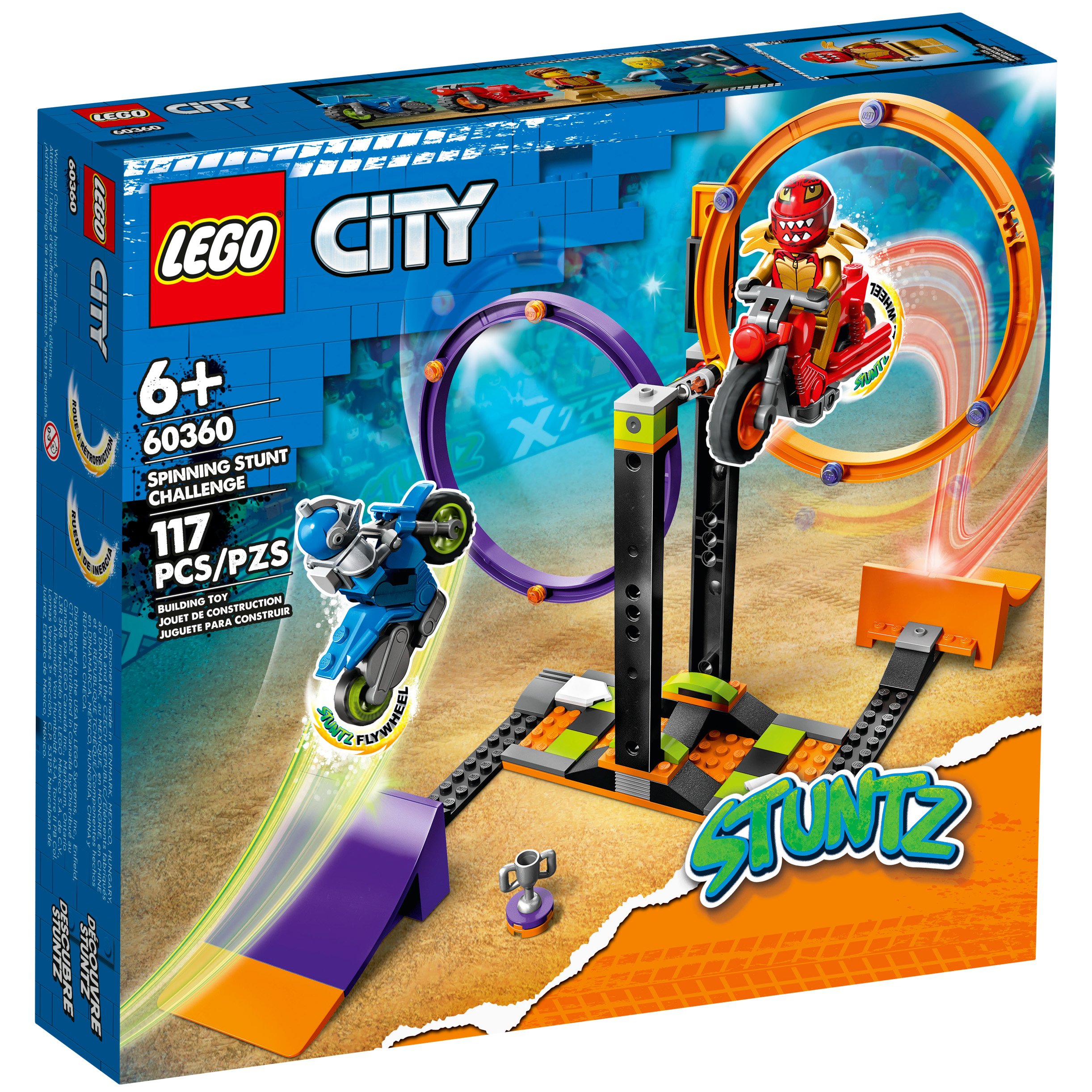 LEGO City Stuntz Spinning Stunt Challenge Set - Shop Lego & building ...