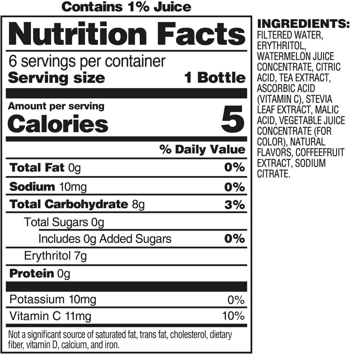 Bai Antioxidant Infusion Kula Watermelon Beverage 14 oz Bottles - Shop ...