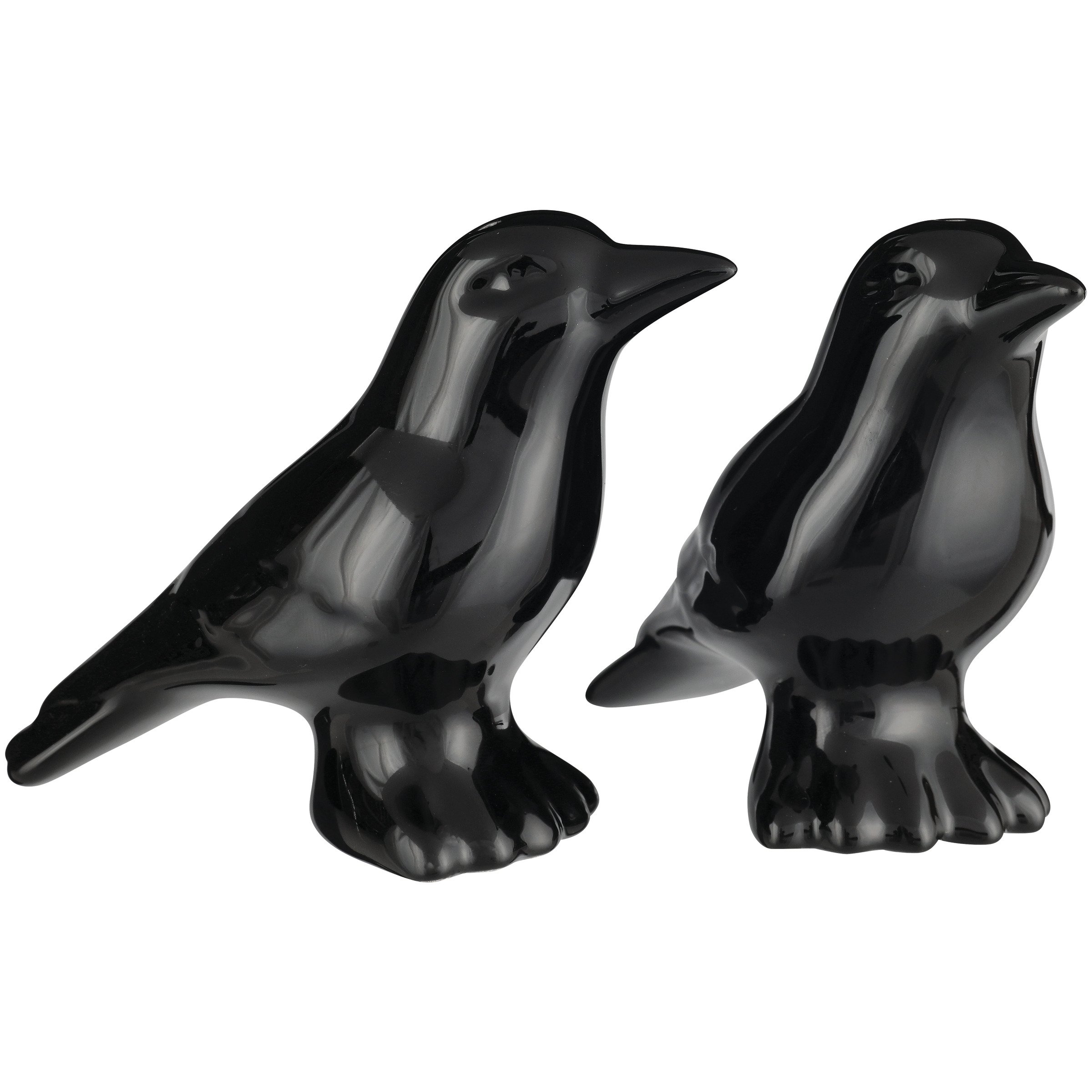 Destination Holiday Black Crows Ceramic Halloween Salt & Pepper Shaker ...