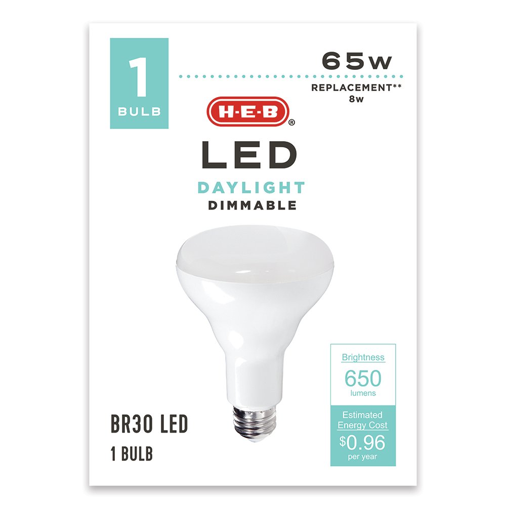 H-E-B BR30 65-Watt LED Light Bulb - Daylight - Shop Light bulbs at H-E-B