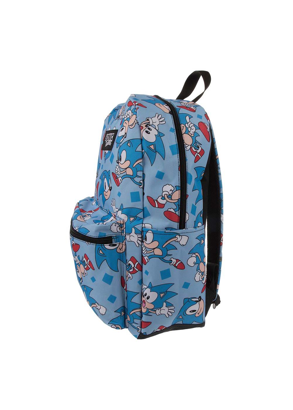 Bioworld Sonic The Hedgehog All Over Print Backpack - Shop Backpacks at ...