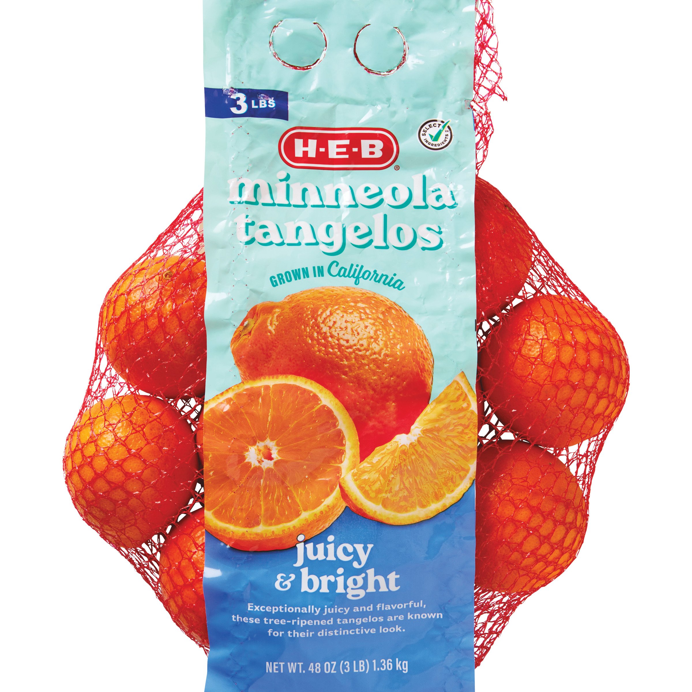H-E-B Fresh Minneola Tangelos - Shop Citrus at H-E-B