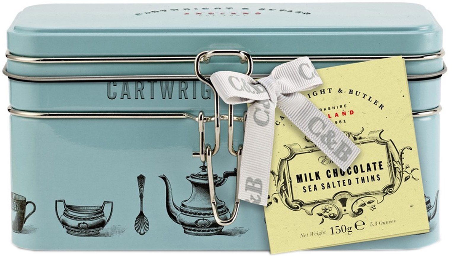 Cartwright & Butler Milk Chocolate Sea Salted Thins, 150 g | Central ...