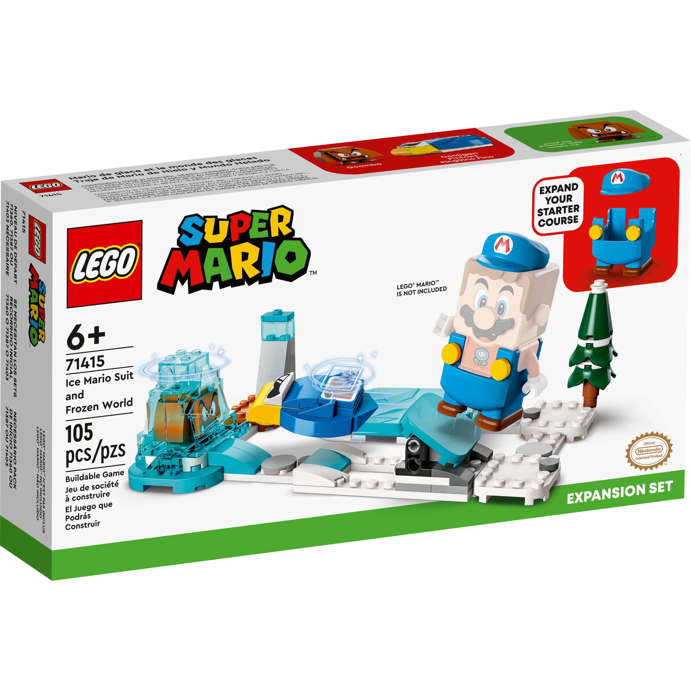 LEGO Super Mario Ice Mario Suit and Frozen World Expansion Set - Shop ...