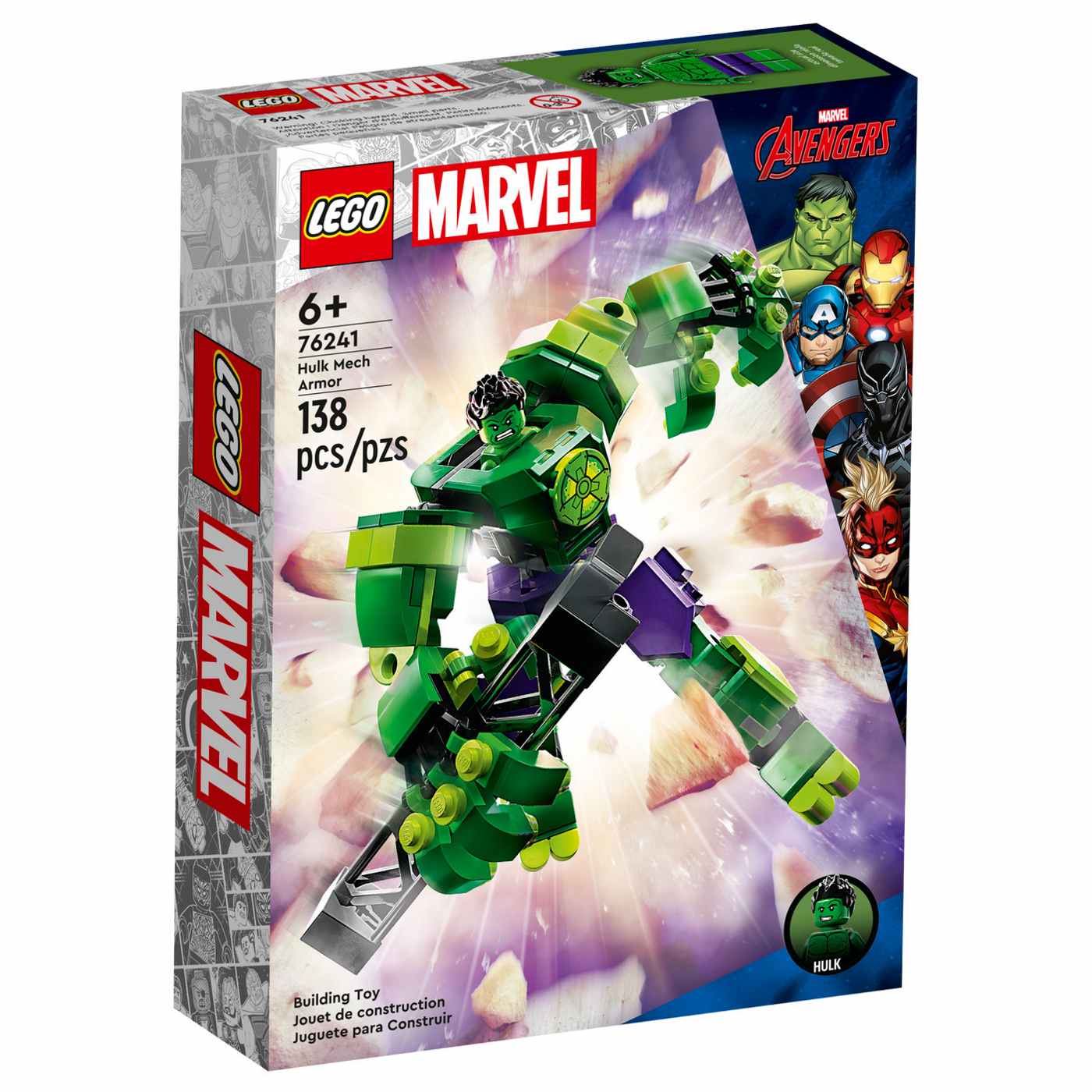 LEGO Marvel Avengers Hulk Mech Armor Set - Shop Lego & building blocks ...