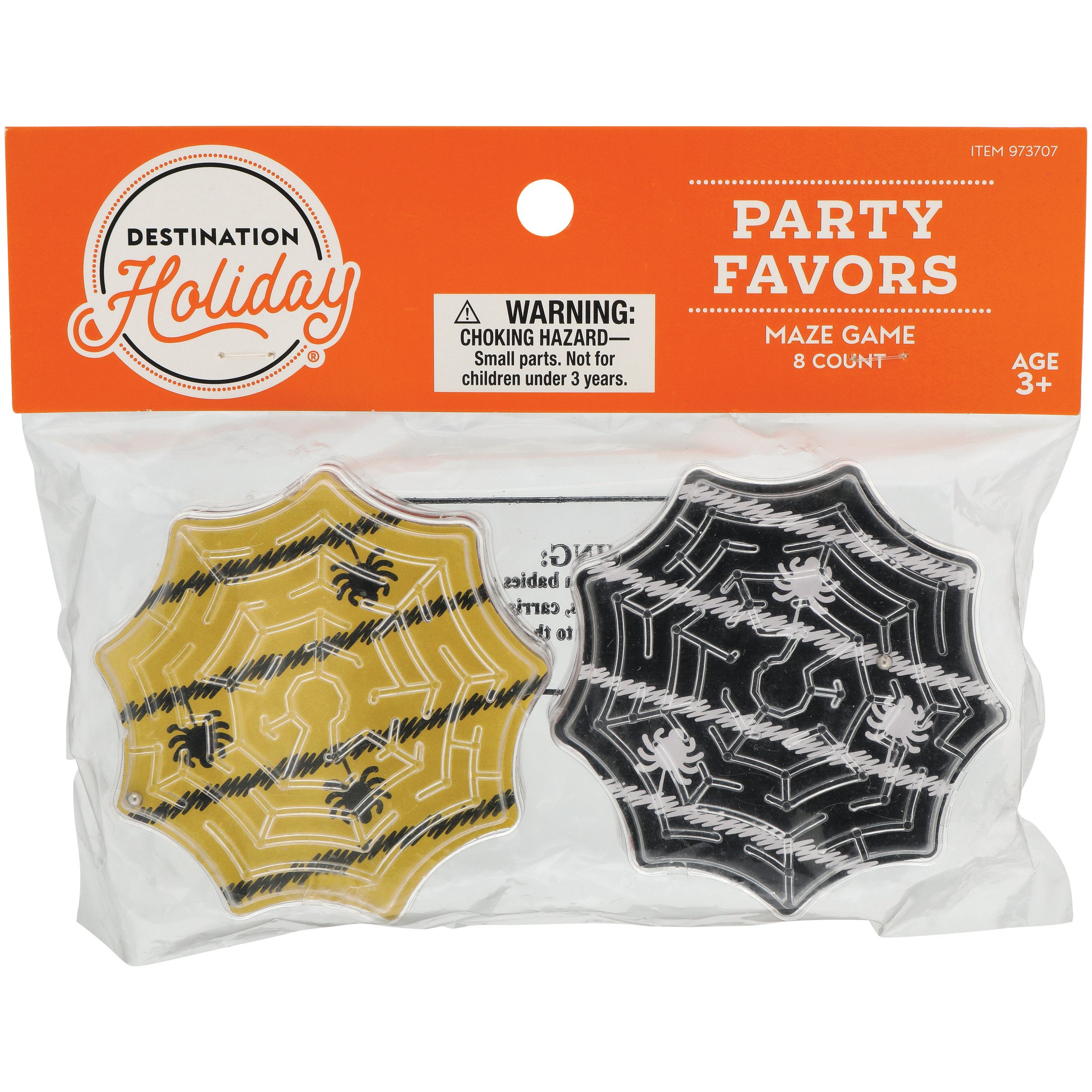 Destination Holiday Spider Web Shape Halloween Maze Games - Shop Favors ...