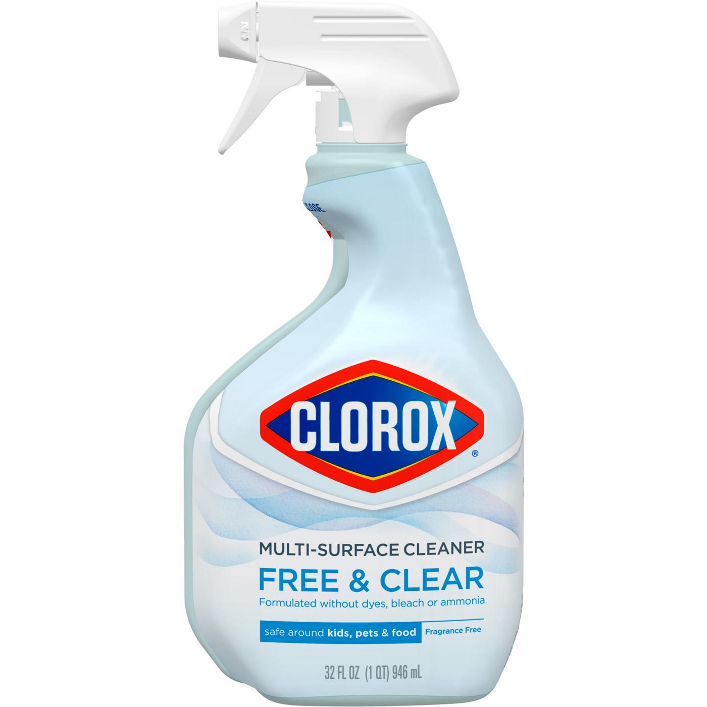 Clorox Multi-Surface Cleaner - Free & Clear Fragrance Free - Shop All ...