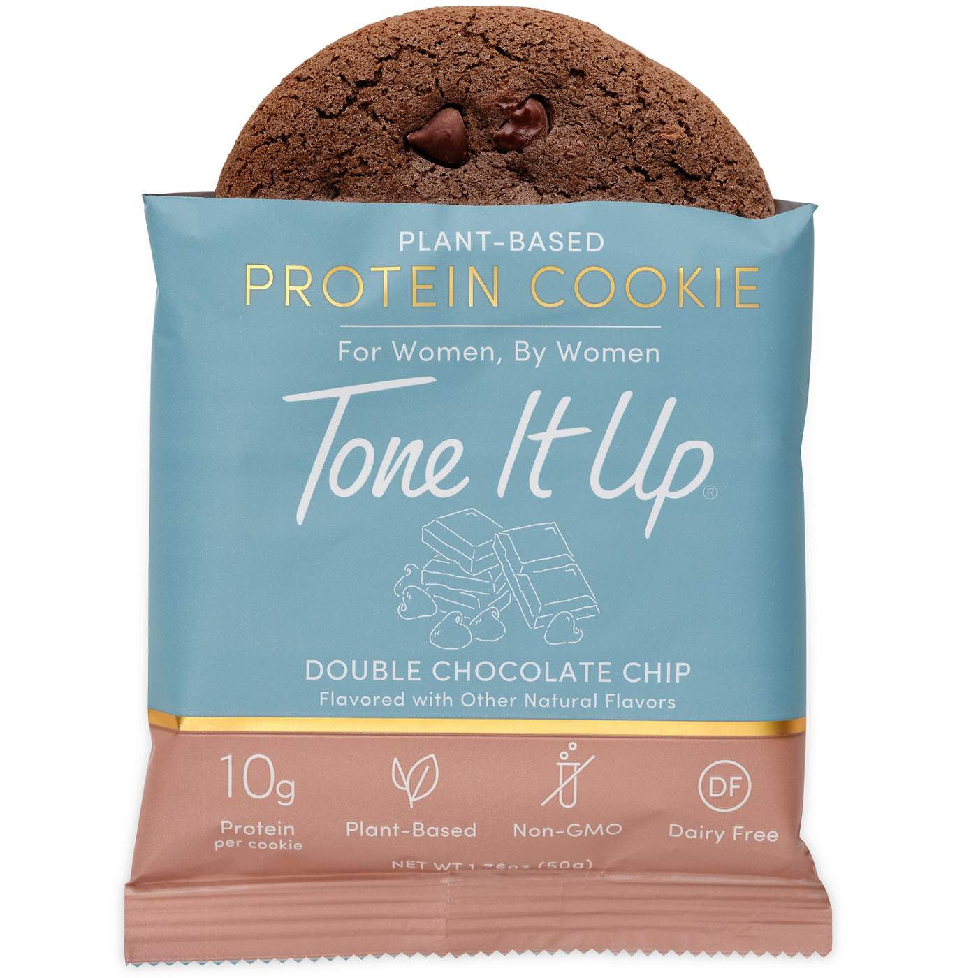 Tone It Up Plant-Based 10g Protein Cookies - Double Chocolate Chip ...