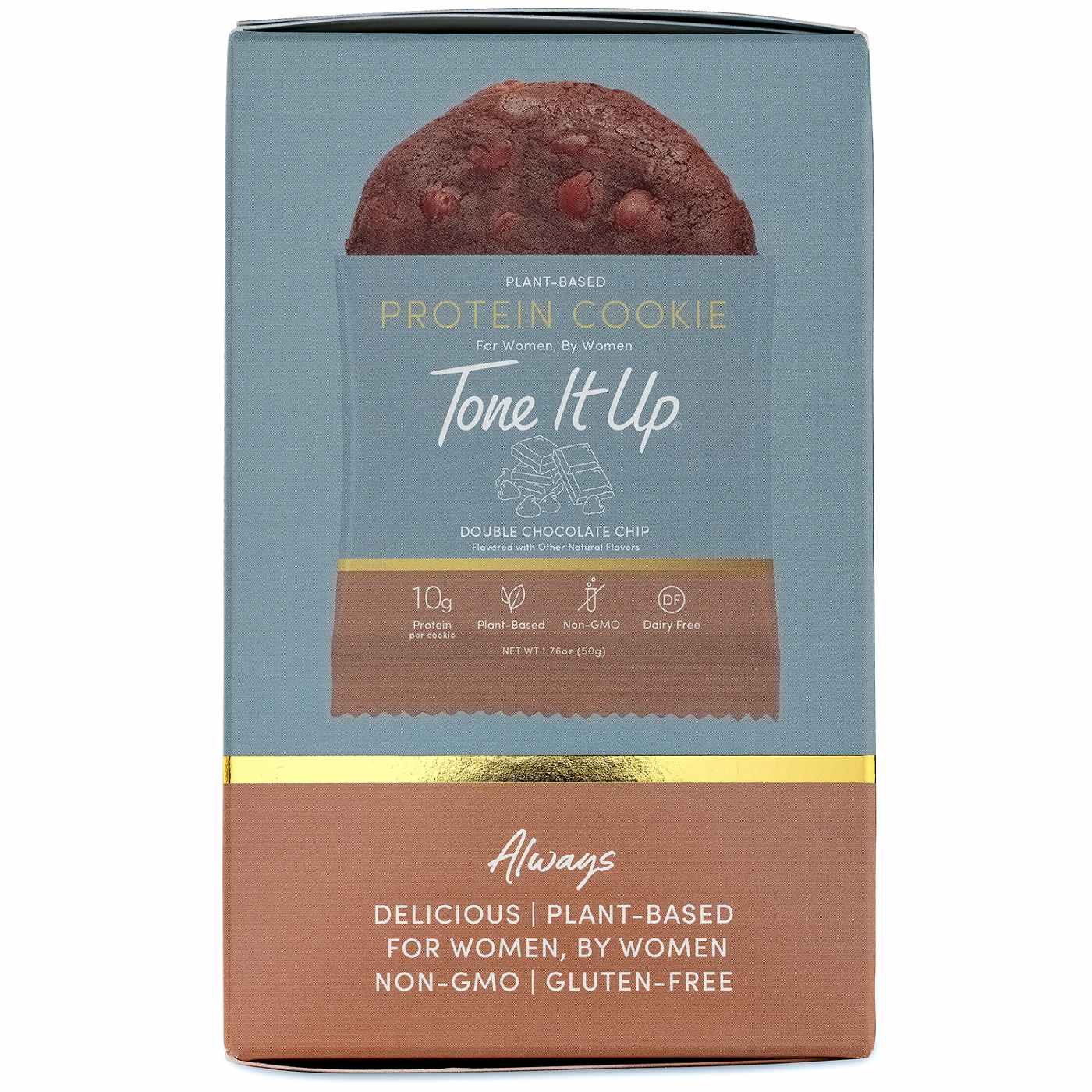 Tone It Up Plant-Based 10g Protein Cookies - Double Chocolate Chip ...
