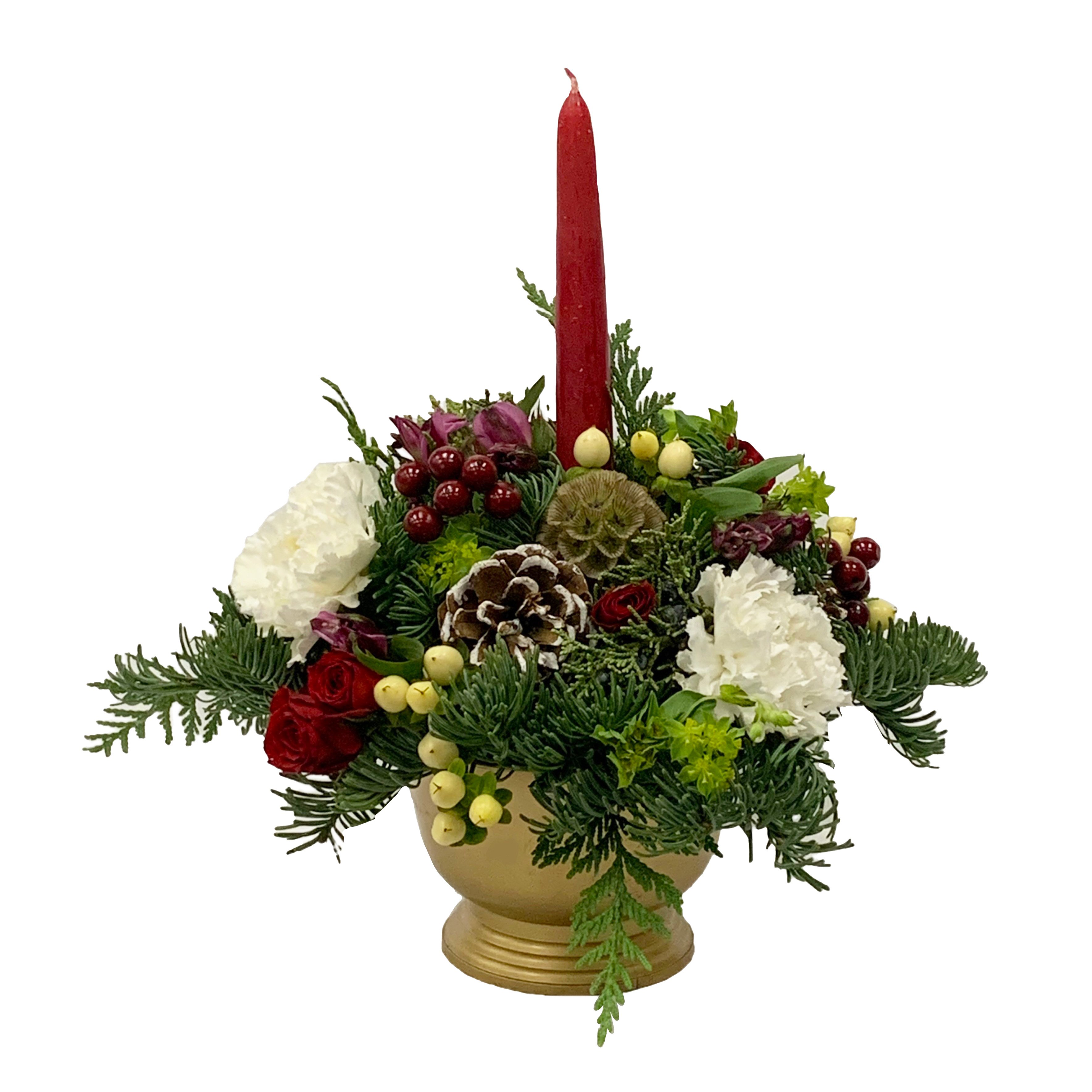 BLOOMS by H-E-B Home For The Holidays Centerpiece - Shop Flowers ...