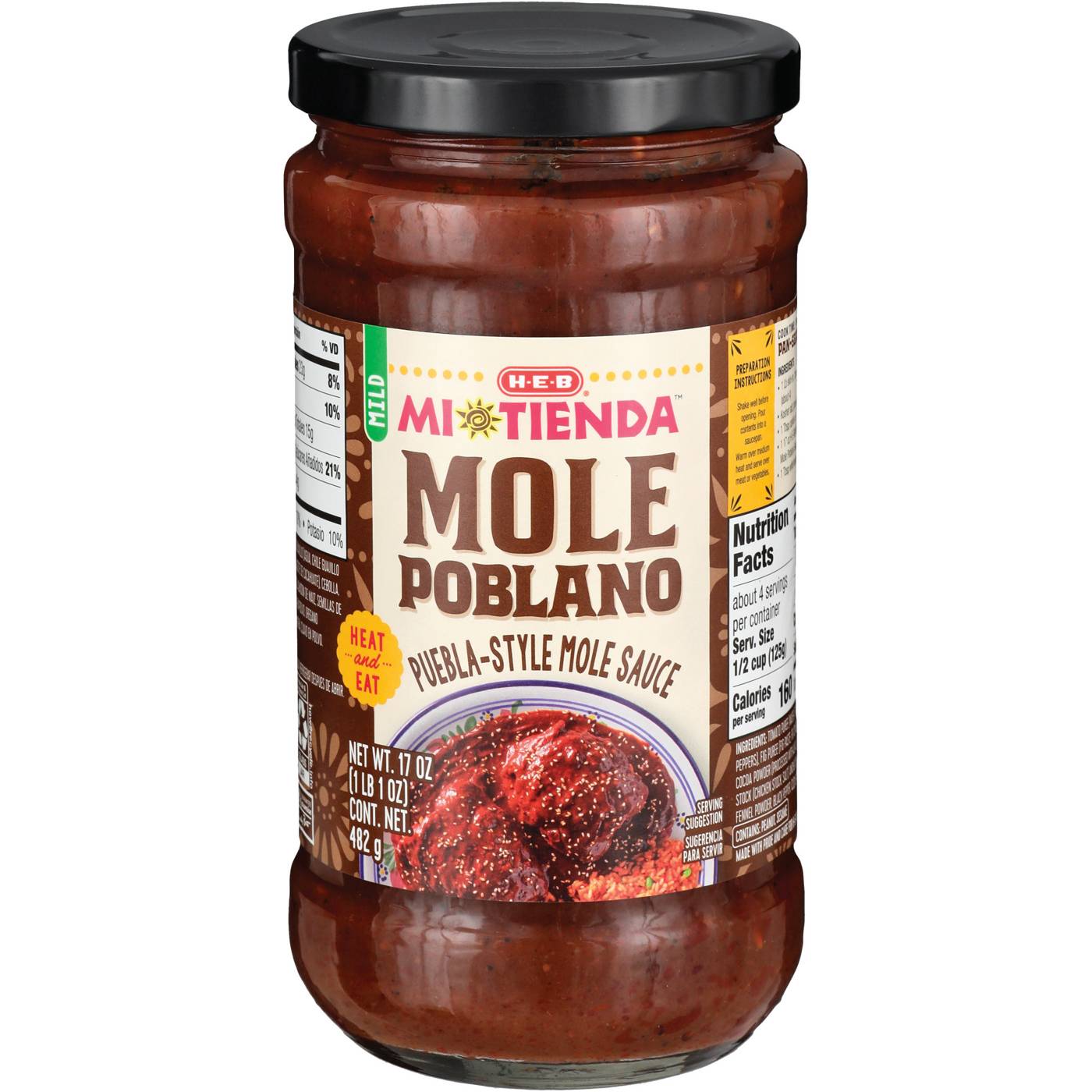 H-E-B Mi Tienda Mole Poblano - Shop Cooking sauces at H-E-B