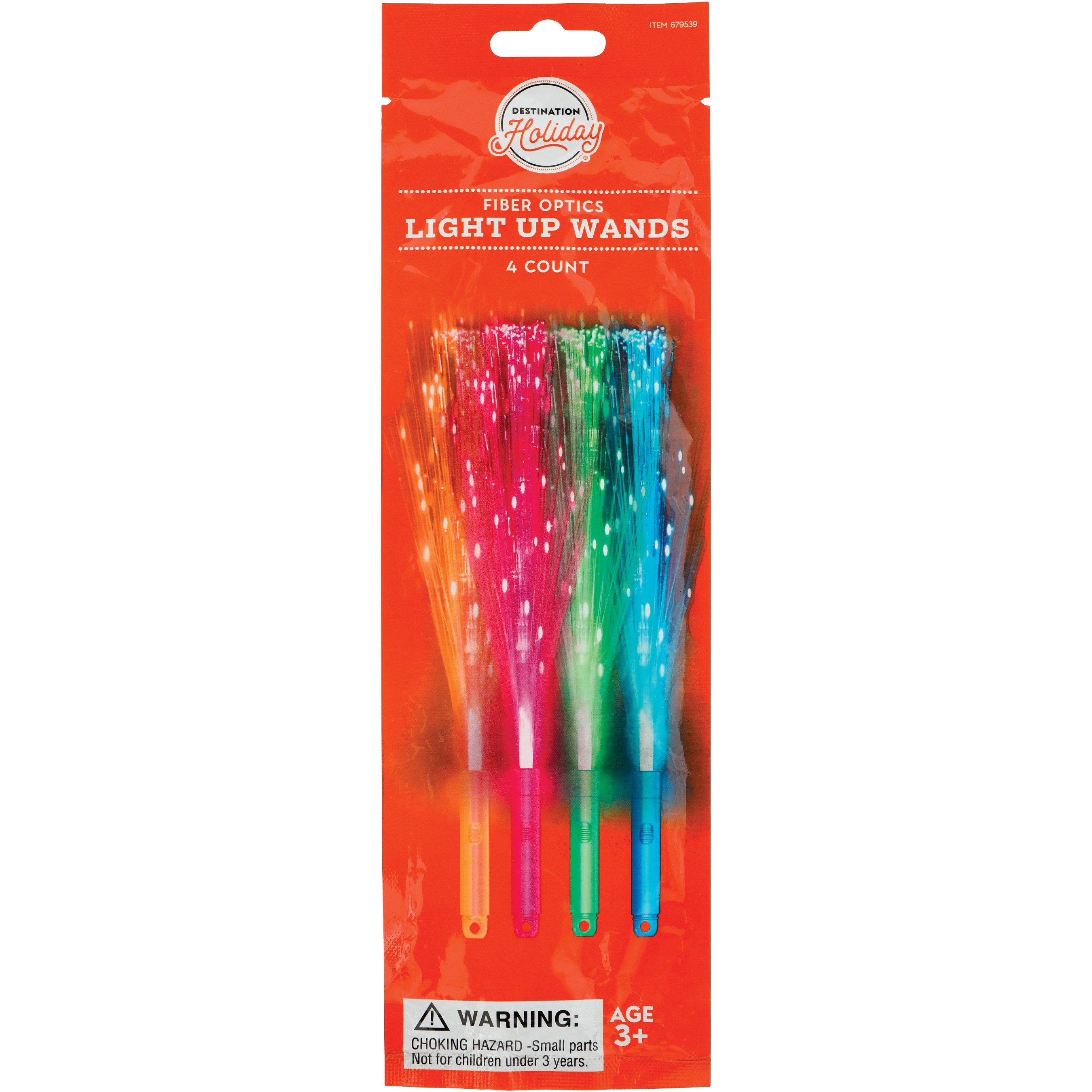 Destination Holiday Fiber Optics Light Up Wands - Shop Seasonal decor ...