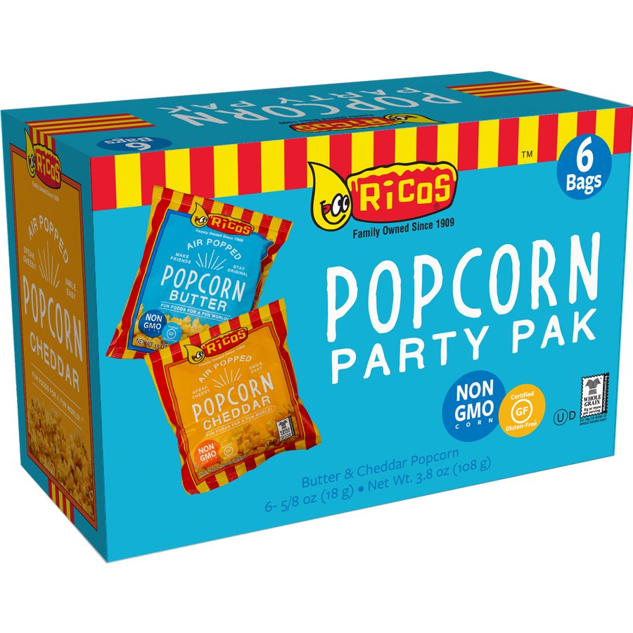 Ricos Popcorn Party Pack - Shop Popcorn at H-E-B