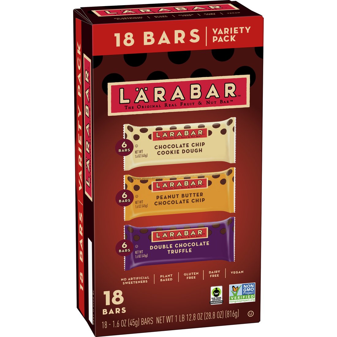 LÄRABAR Fruit & Nut Snack Bars Variety Pack - Shop Granola & snack bars ...
