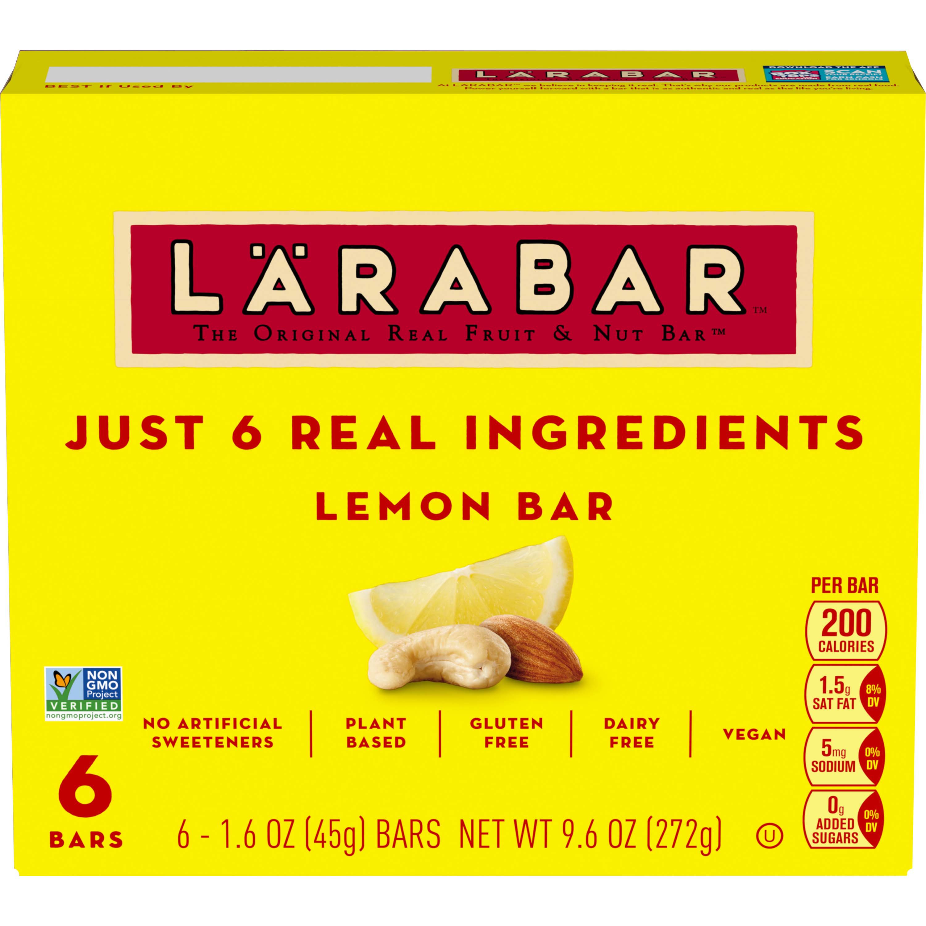 LÄRABAR Fruit & Nut Snack Bars - Lemon Bar - Shop Granola & snack bars ...