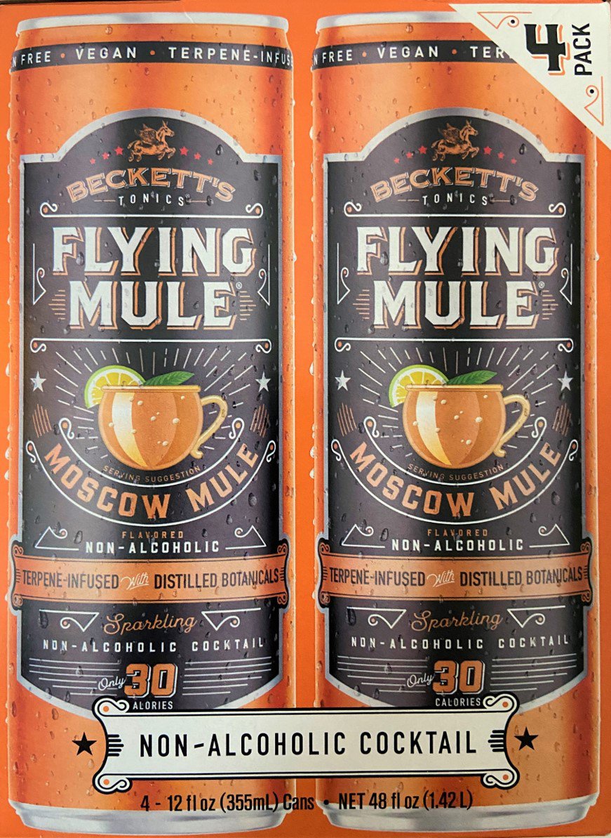 Beckett's Flying Mule Sparkling Non Alcoholic Cocktail 12 oz Cans ...