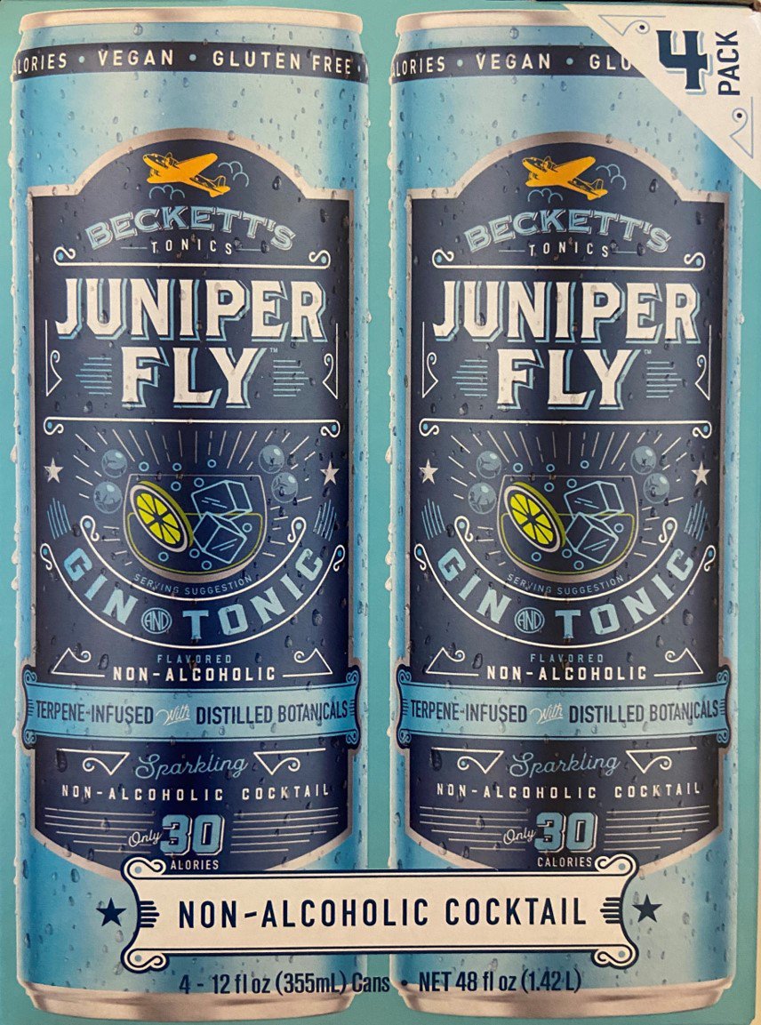 Beckett's Tonic Juniper Fly Non Alcoholic Cocktail 12 oz Cans - Shop ...
