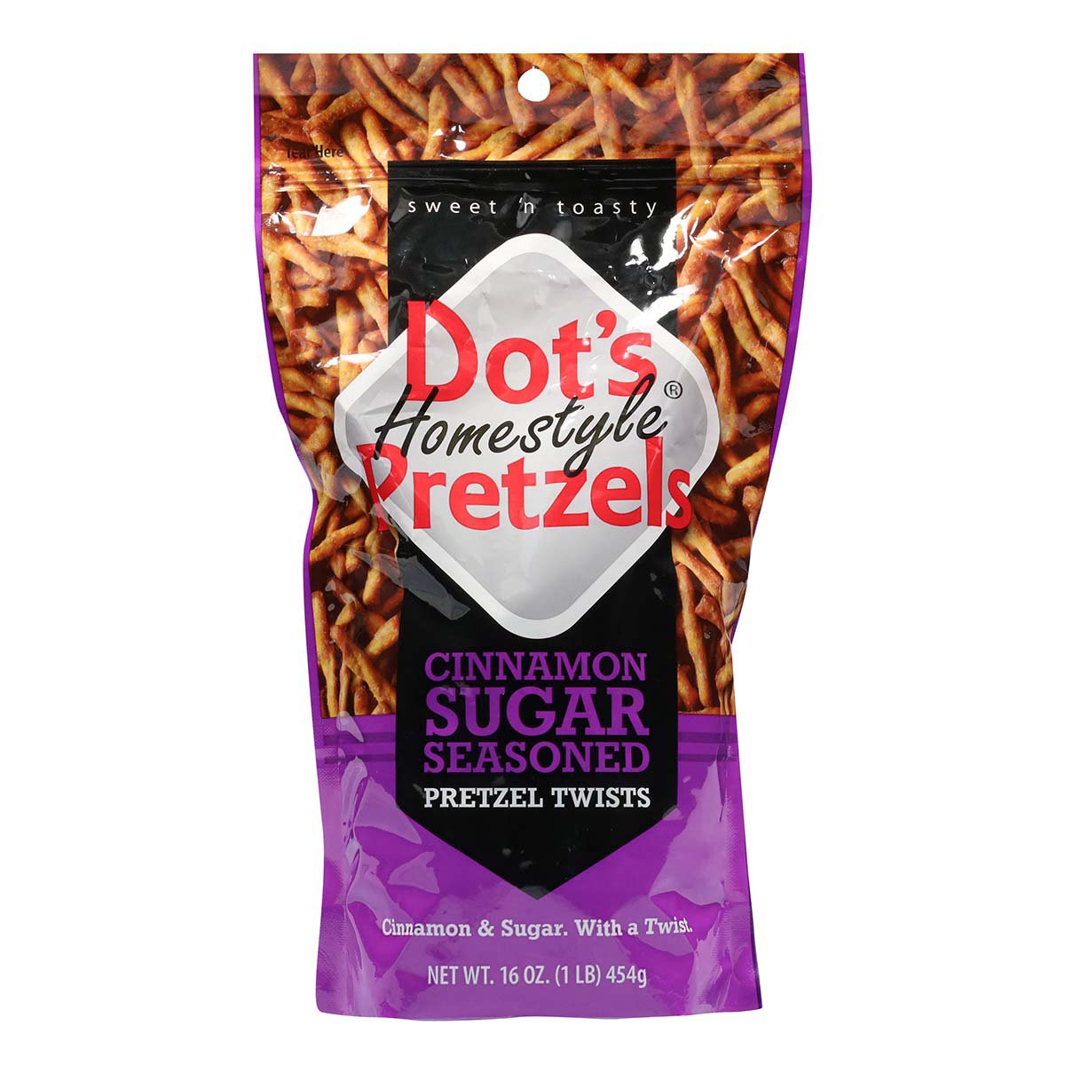 Dot's Homestyle Pretzels Cinnamon Sugar Seasoned Pretzel Sticks - Shop ...
