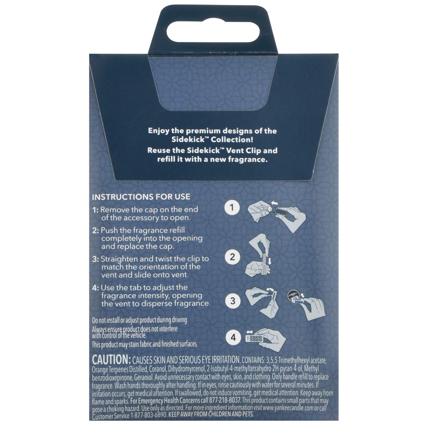 Yankee Candle Sidekick Pink Sands Vent Clip Auto Fragrance Kit - Shop ...