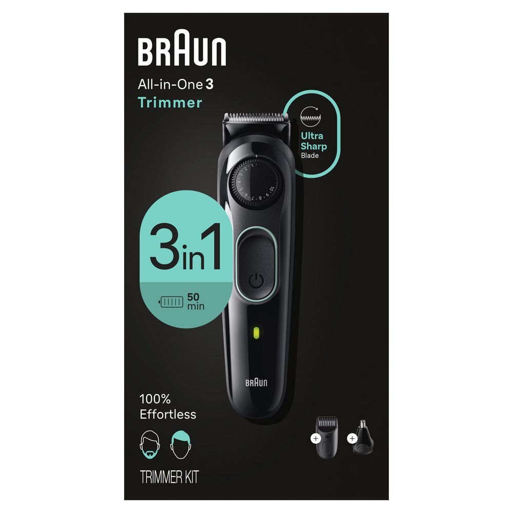 Braun All-In-One Series 3 Trimmer Kit - Shop Electric shavers ...
