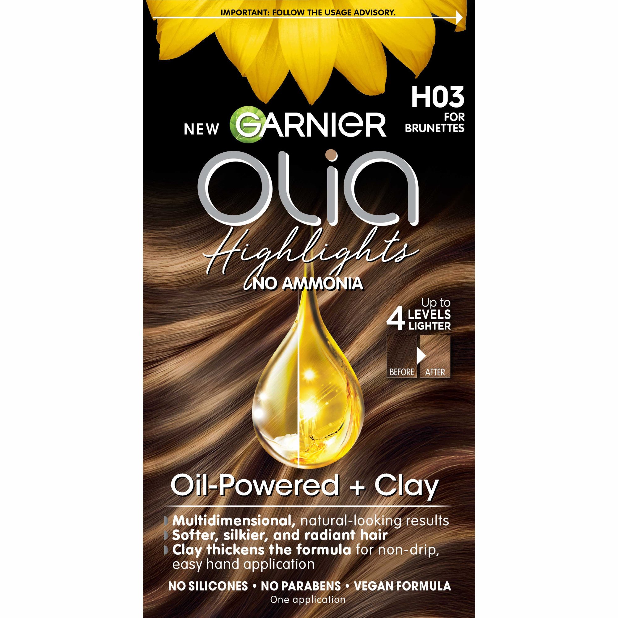 Garnier Olia Highlights - H03 for Brunettes - Shop Hair color at H-E-B