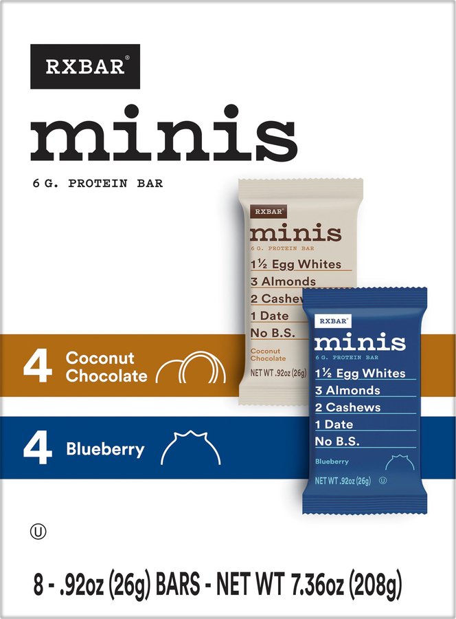 RXBar Minis 6g Protein Bars - Coconut Chocolate & Blueberry - Shop ...