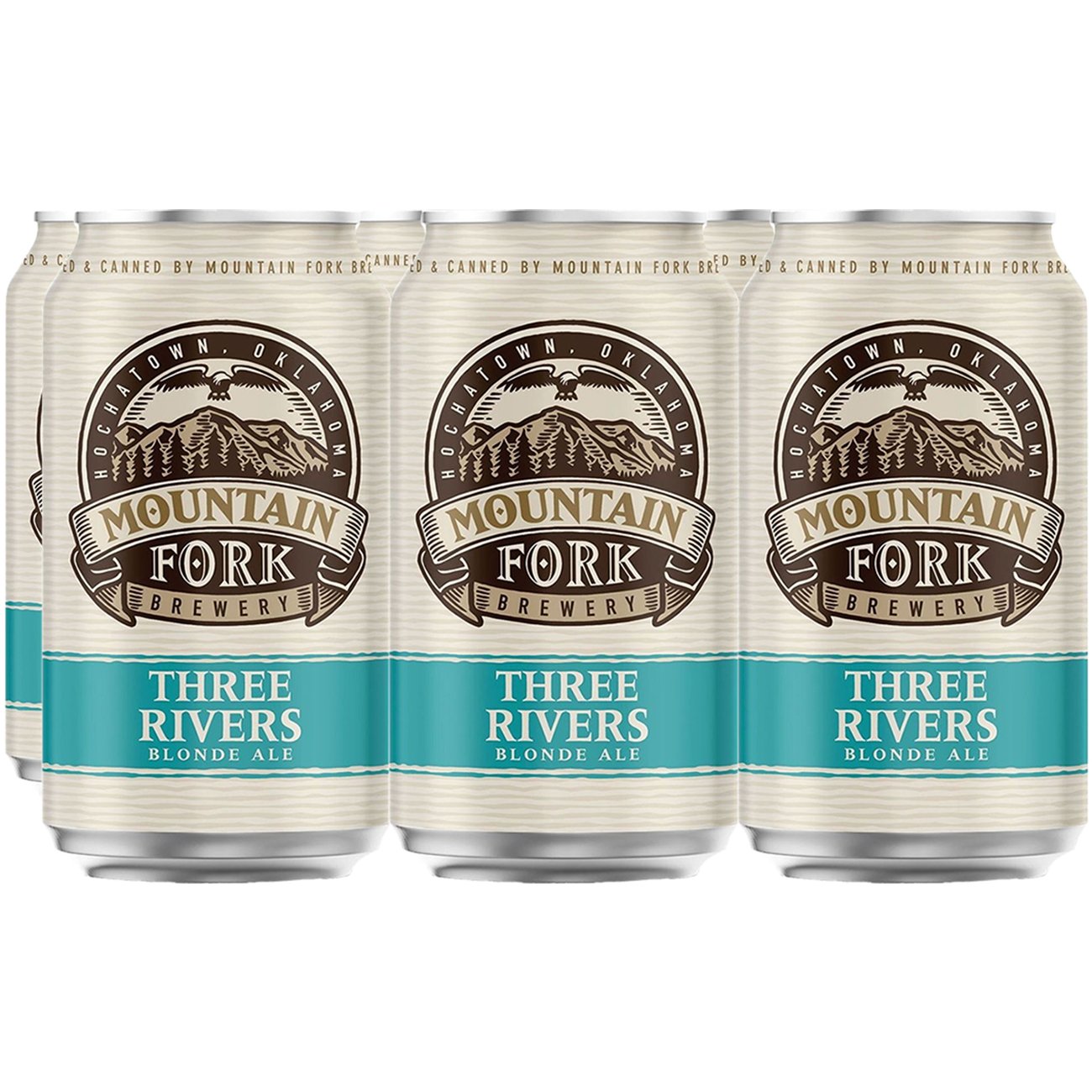 Mountain Fork Brewery Three Rivers Blonde Ale Craft Beer 6 pk Cans ...