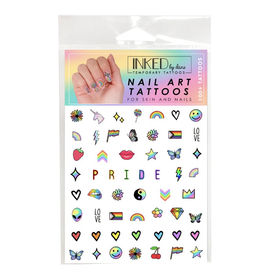 INKED by Dani Pride Nail Art Tattoo Sheet - Shop Makeup tools at H-E-B