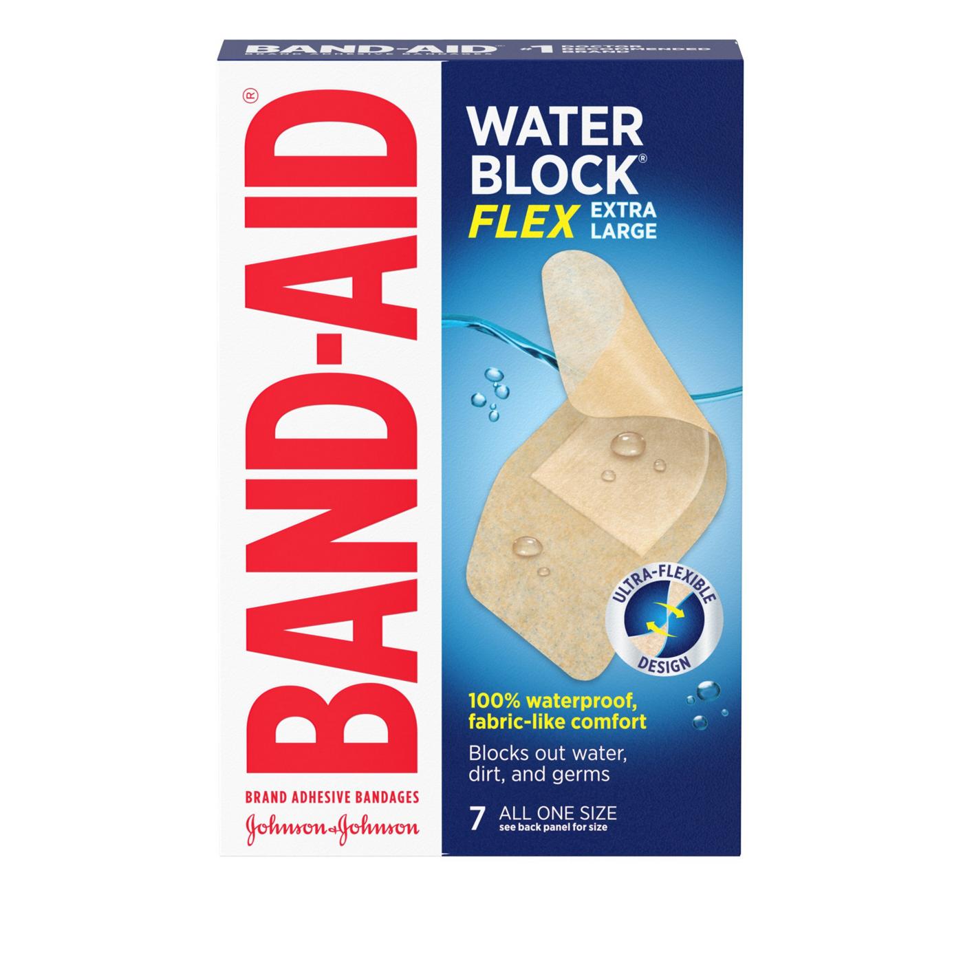 Band-Aid Water Block Flex Bandages - Extra Large - Shop Bandages ...