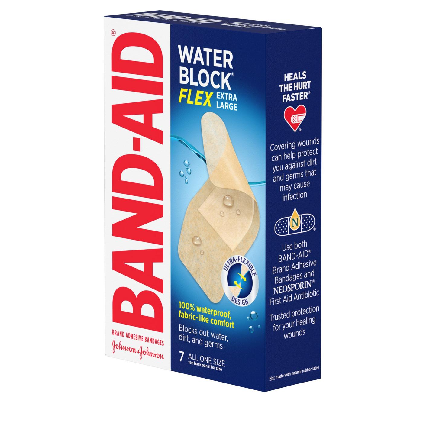 Band-Aid Water Block Flex Bandages - Extra Large - Shop Bandages ...