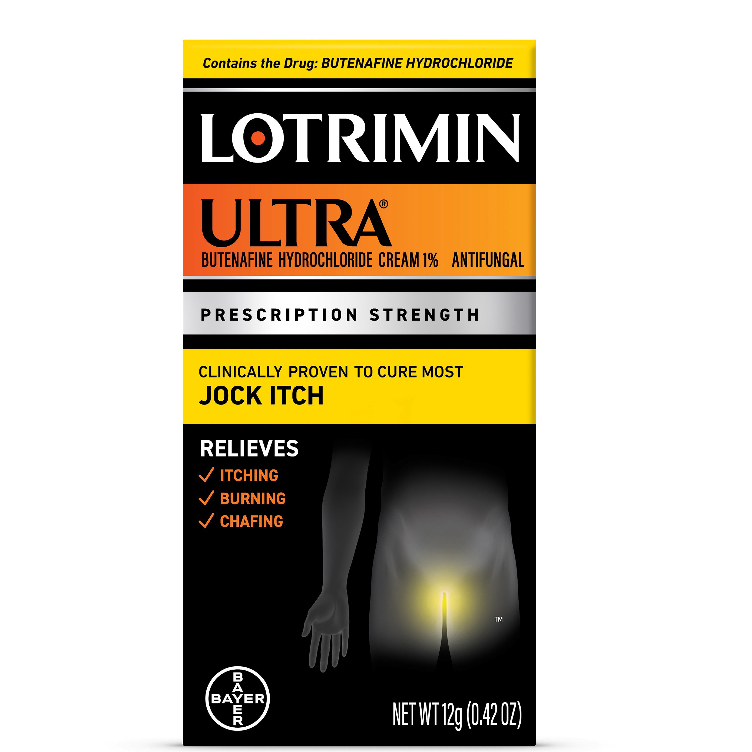 Lotrimin Ultra Prescription Strength Ultra Butenafine Hydrochloride ...