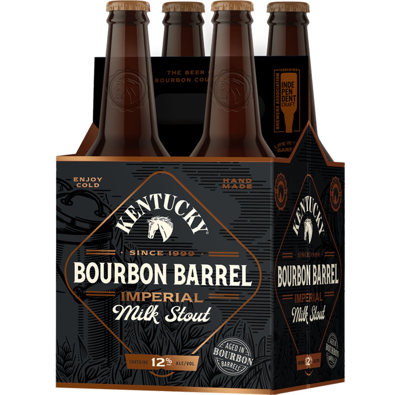 Kentucky Bourbon Barrel Aged Imperial Milk Stout Craft Beer 4 pk ...