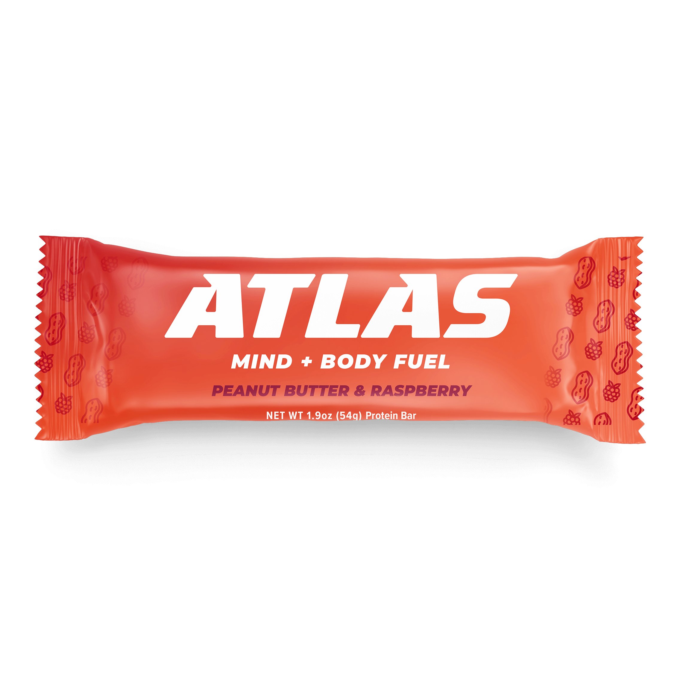Atlas 20g Protein Bar - Peanut Butter & Raspberry - Shop Granola ...