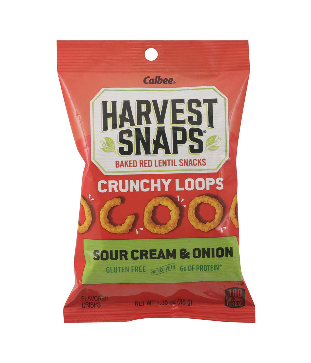 Harvest Snaps Crunchy Loops - Sour Cream & Onion - Shop Chips at H-E-B
