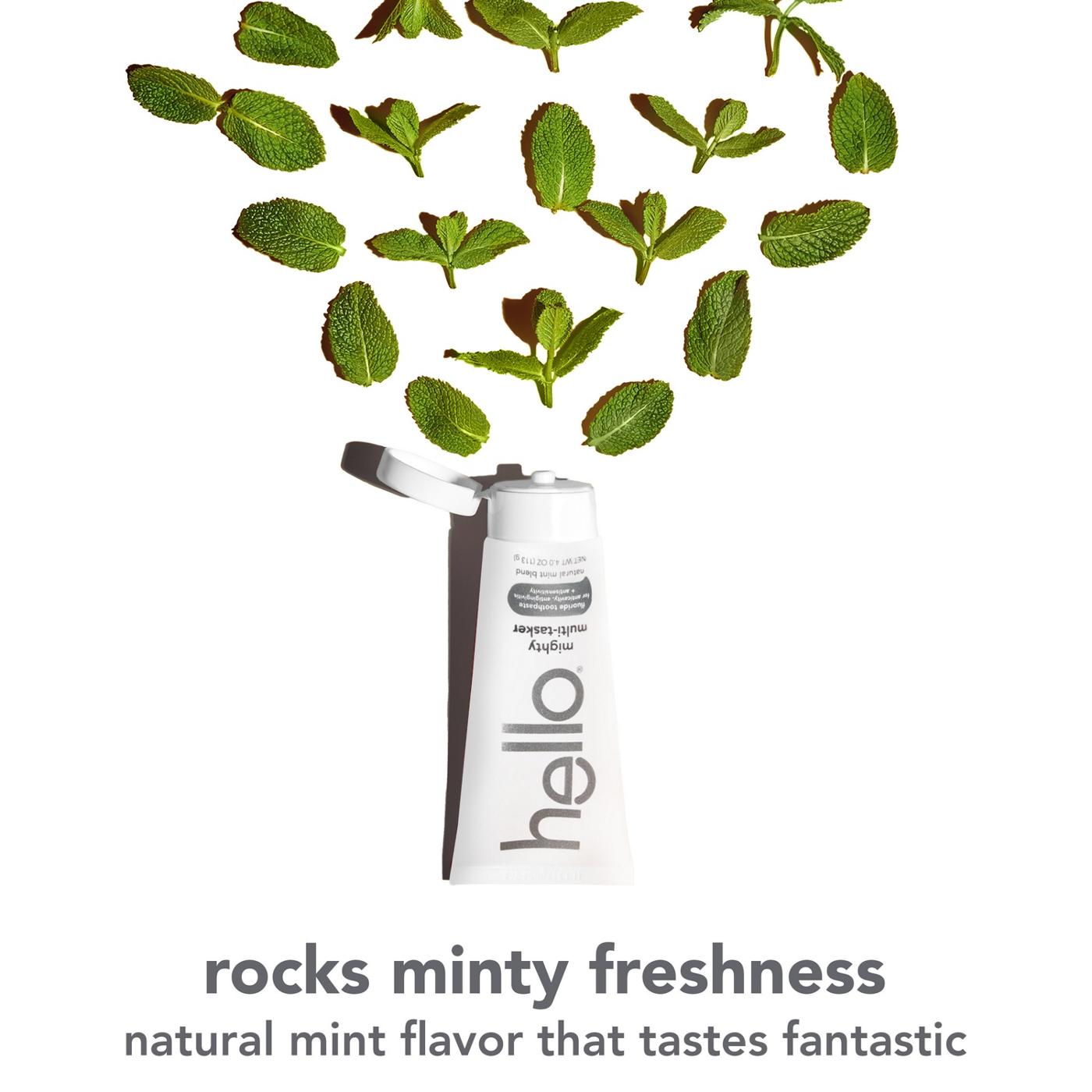 hello Mighty Multi-Tasker Fluoride Toothpaste - Natural Mint Blend ...