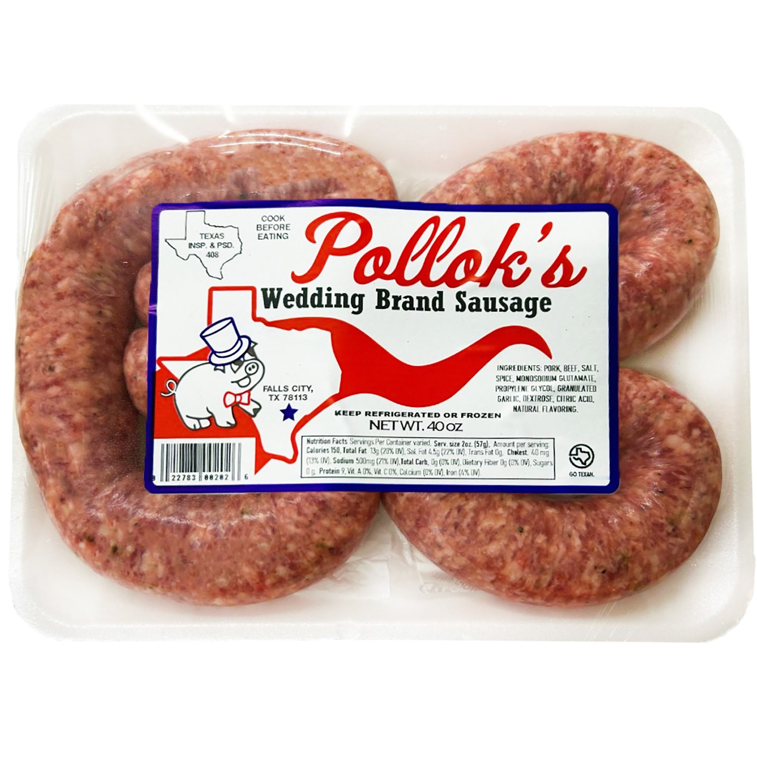 Pollok's Polish Wedding Brand Garlic Sausage - Family Pack - Shop ...