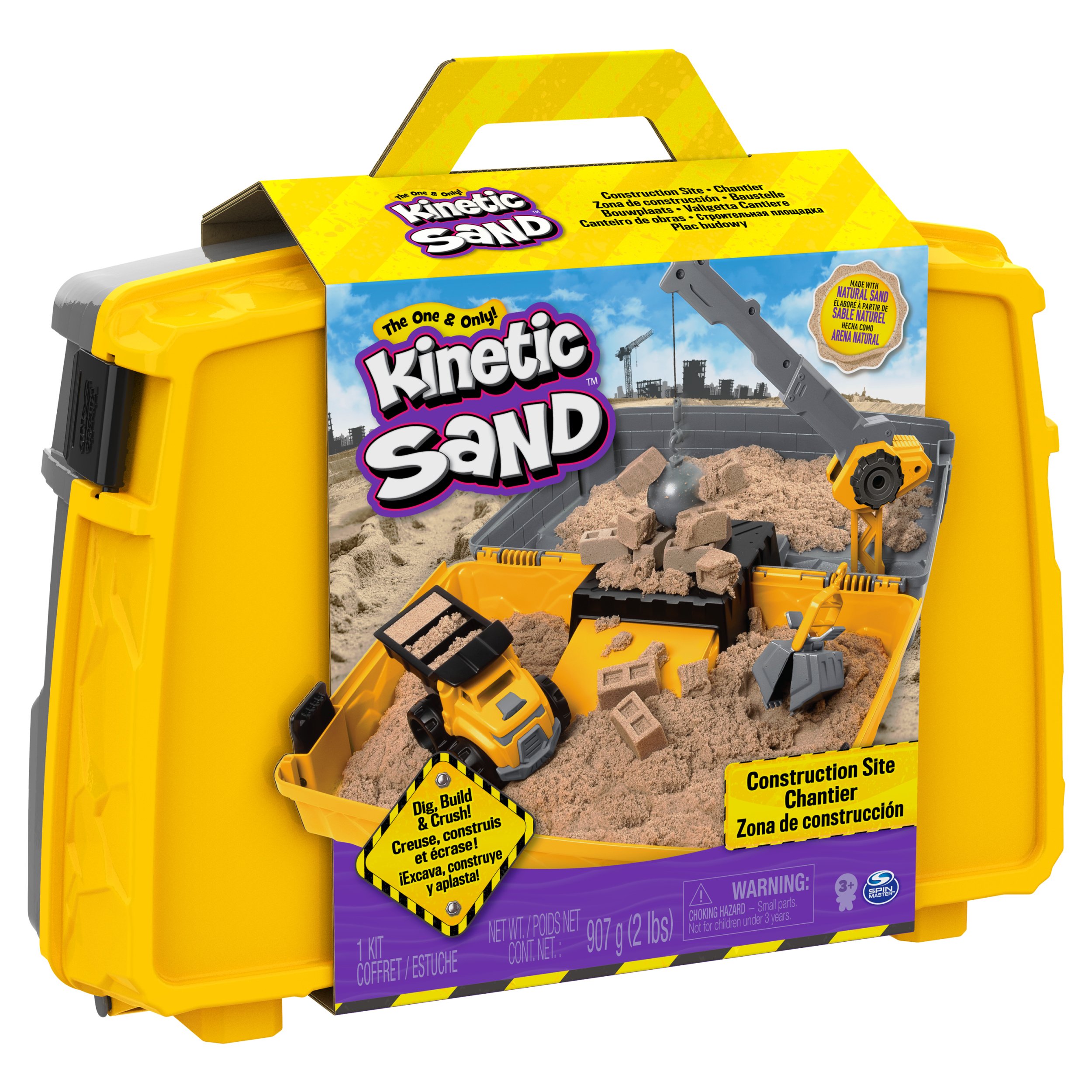 Kinetic Sand Construction Site Playset - Shop Yard & sandbox toys at H-E-B