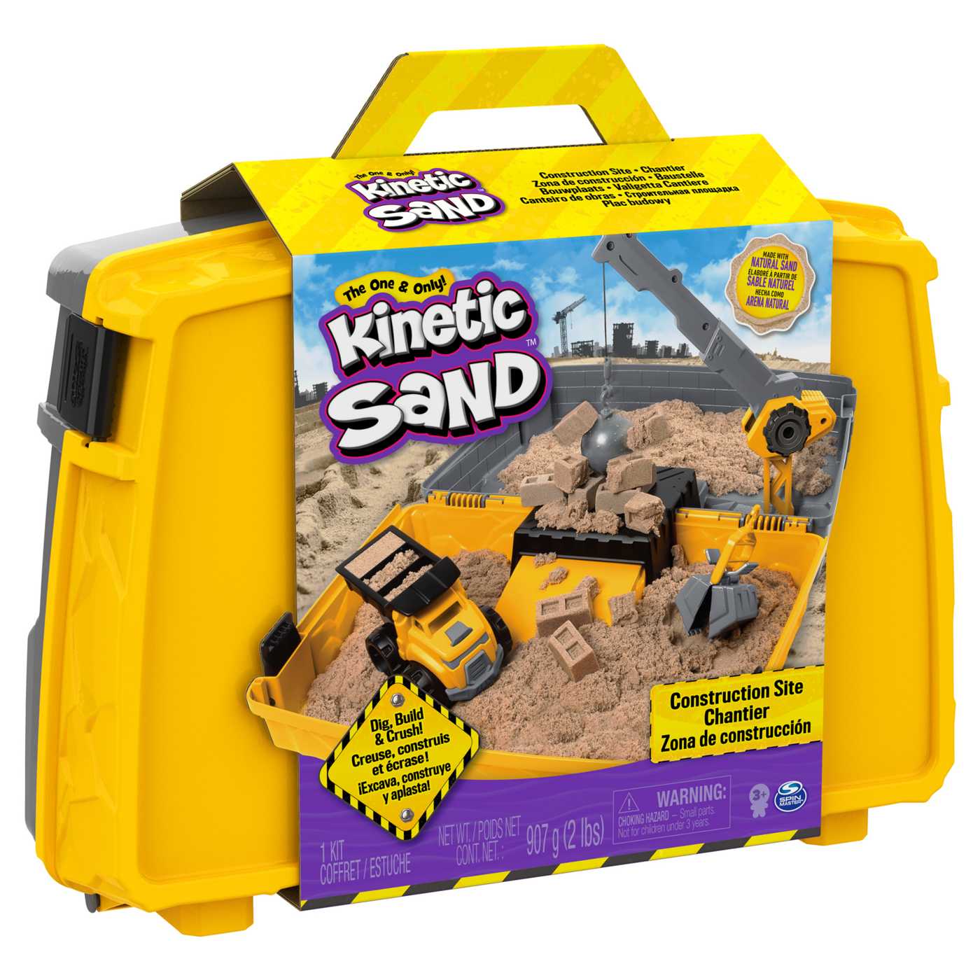 Kinetic Sand Construction Site Playset - Shop Yard & sandbox toys at H-E-B