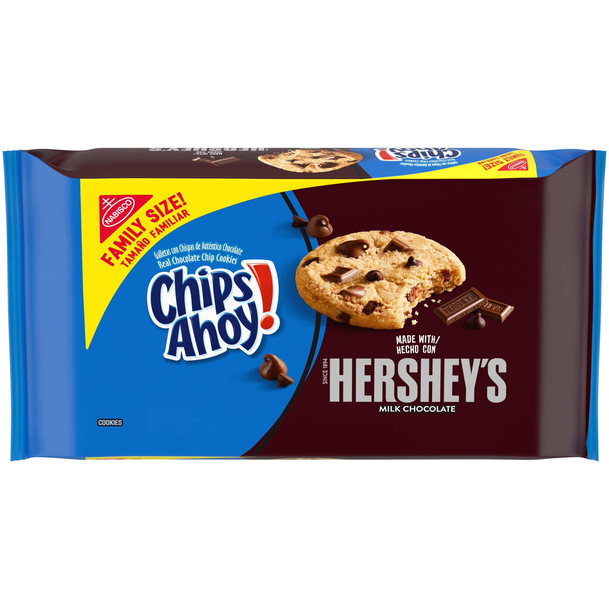 Chips Ahoy! Milk Chocolate Chip Cookies Family Size - Shop Cookies at H-E-B