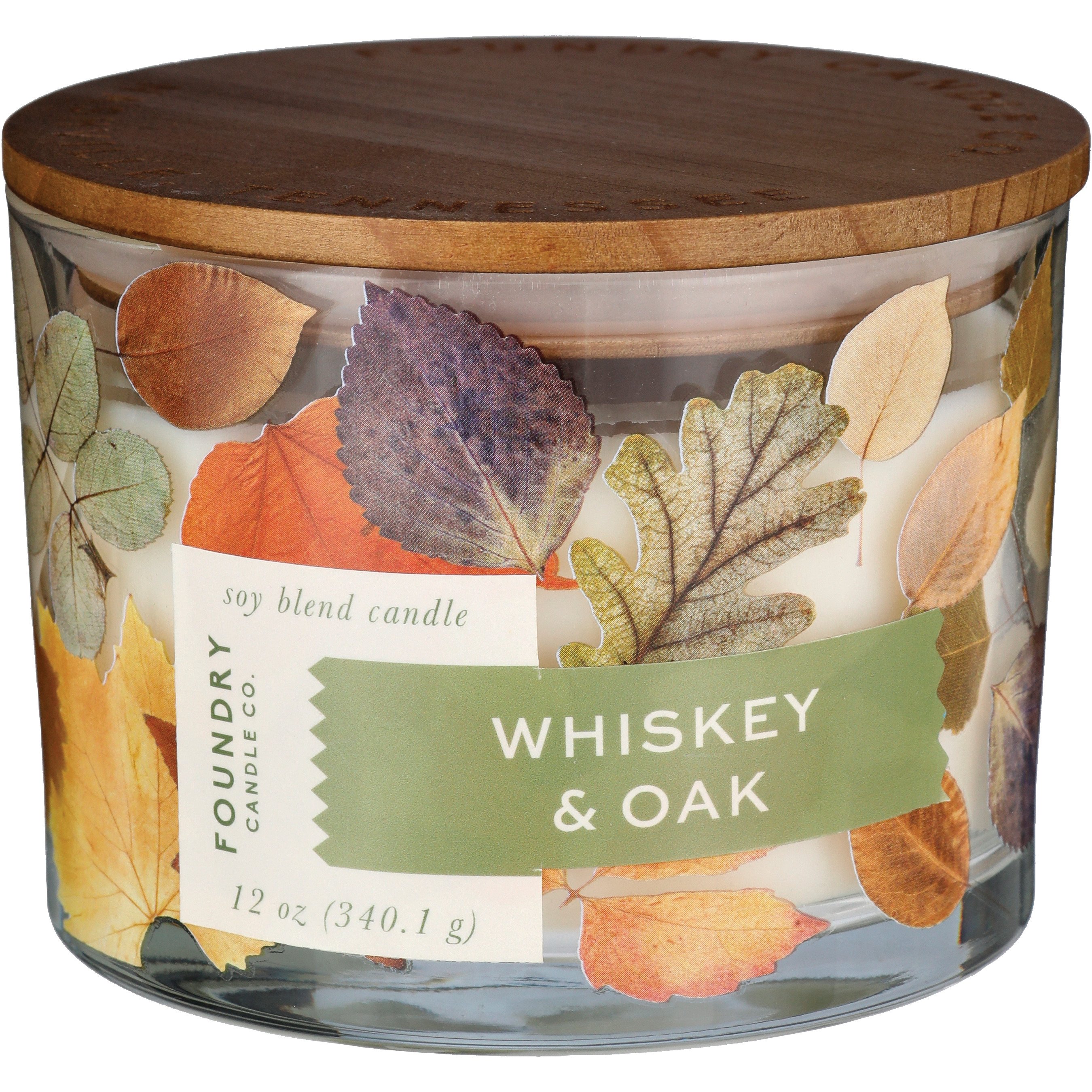 Foundry Candle Co. Whiskey & Oak Scented Soy Candle - Shop Candles at H-E-B