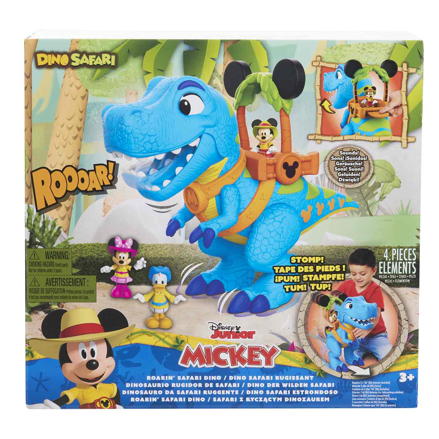 Just Play Disney Junior Mickey Mouse Dino Safari Rover Playset - Shop ...